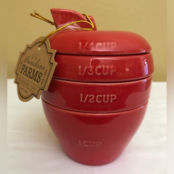 10 Strawberry Street | Kitchen | Strawberry Street Apple Shaped Ceramic ...